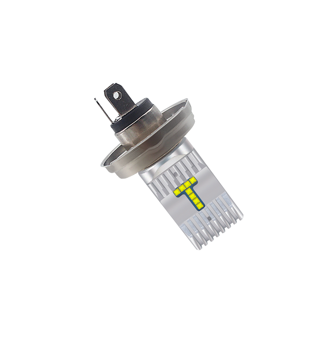 Kraftig P45T (R2) LED forlygtepære til 6 Volt og 12 Volt. Lavt ...